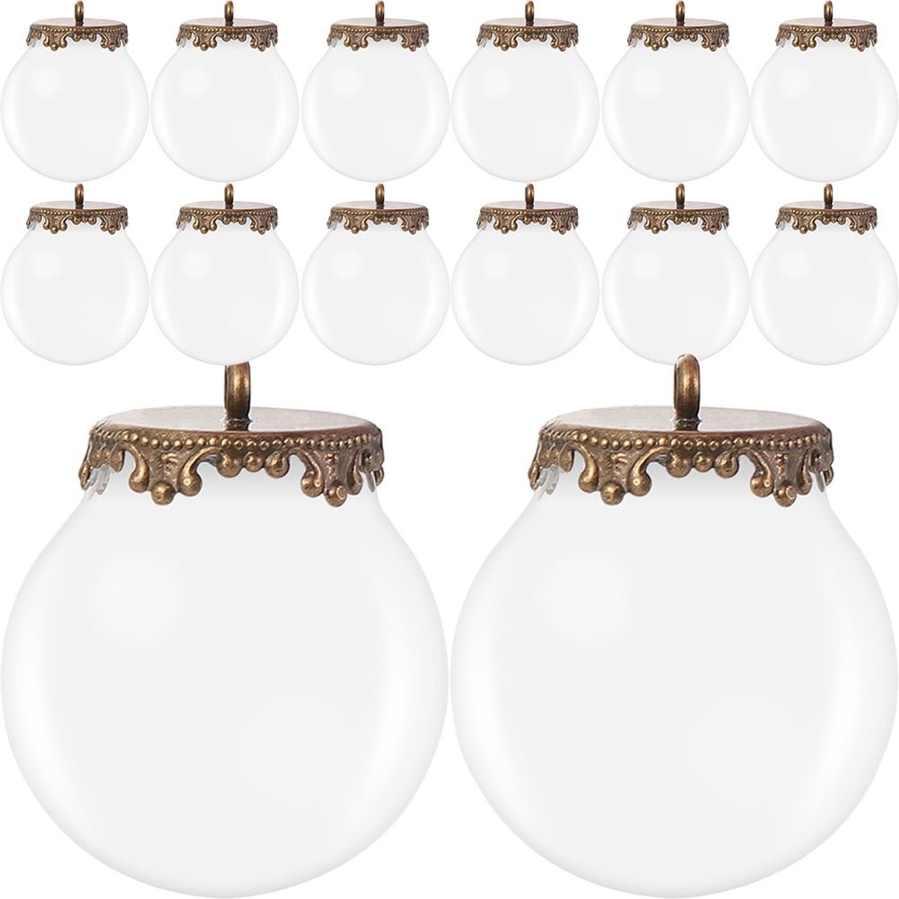 Click here for Etereauty 10 Sets Mini Empty Globe Clear Glass Glo... prices