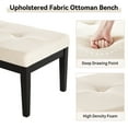 Gericco Modern Furniture: Upholstered Tufted Bench for Entryway ...