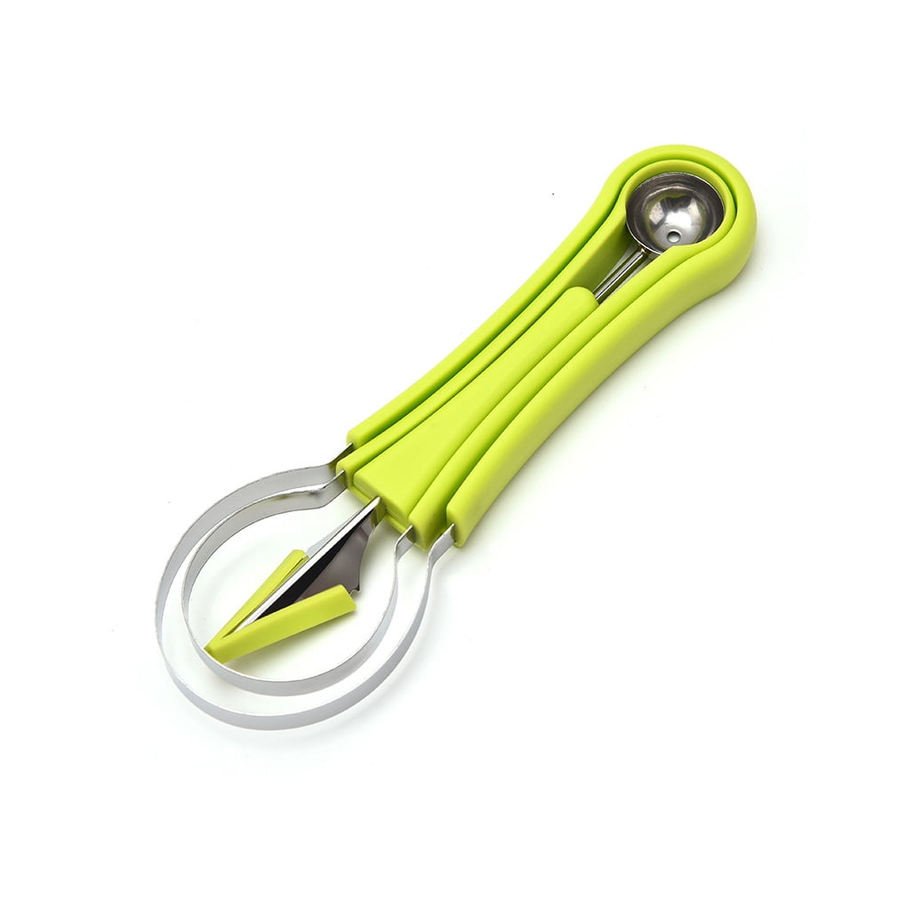 Tssuoun Fruit Scoop Double-headed Kitchen DIY Watermelon Baller Ice ...