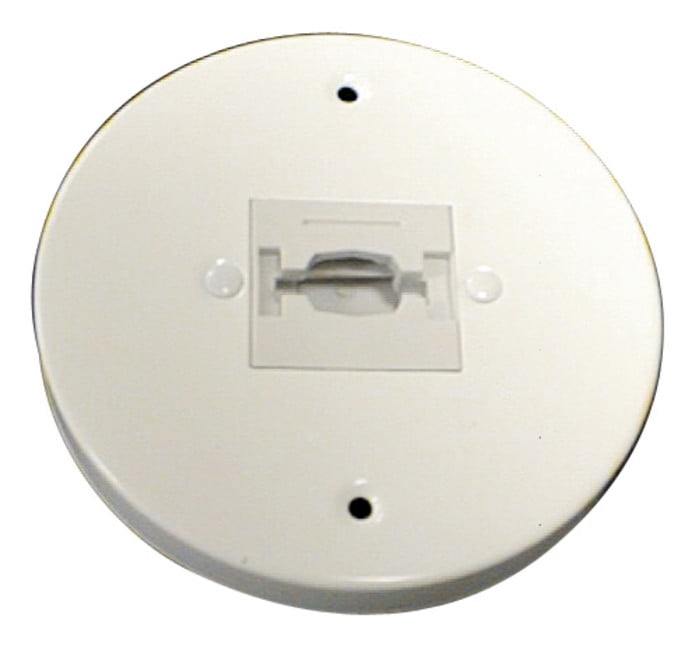 Elco Ep819 Line Voltage Round Monopoint Canopy - White - Walmart.com