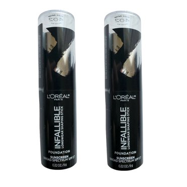 L'Oreal Paris Infallible Foundation Stick Makeup, 402 Nude Beige, 1 fl ...