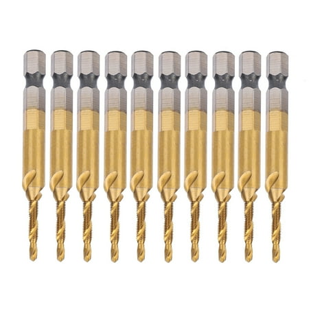 Hex Shank Screw Tap, 2.5 Coated Composite Spiral Anti-Rust Tapping Tool ...