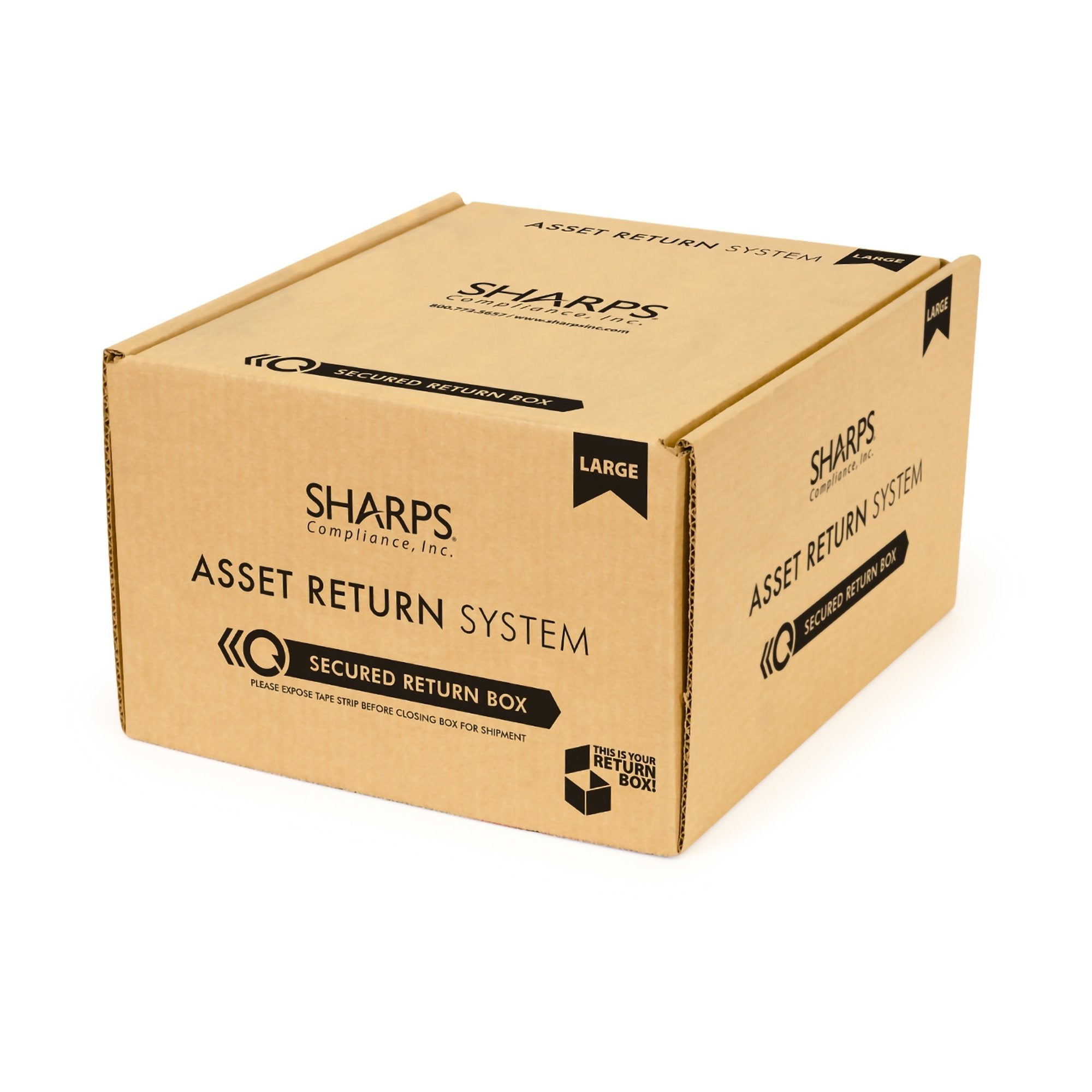 Pump Return Box Sharps Compliance, Sharps Compliance 20006-008, 1 Count ...
