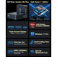 GMKtec Mini PC, 16GB RAM 512GB SSD, AMD Ryzen7 5825U(Max 4.5GHz), Mini ...