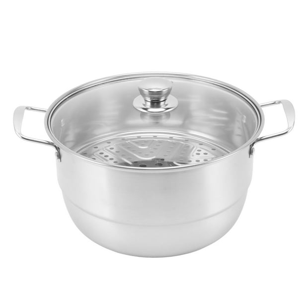 Steamer Pot for Cooking, 11inch Stainless Steel Steam Pots with Lid ...