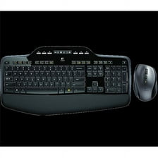 Logitech MK550 USB Cordless Ergonomic Wave Keyboard & Mouse Combo with ...