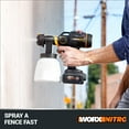 Worx Nitro Cordless Paint Sprayer, 20V Battery Powered, Brushless Motor ...