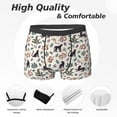 Mens Underwear Boxer Briefs - Black Panther Snake Palm Leaf Comfort ...