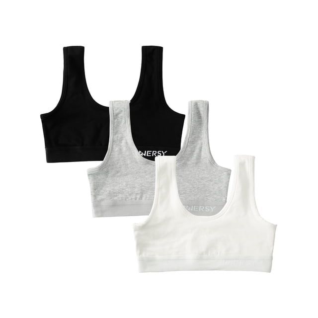 INNERSY Girls Wireless Bras Comfortable Cotton Little Girls Training ...