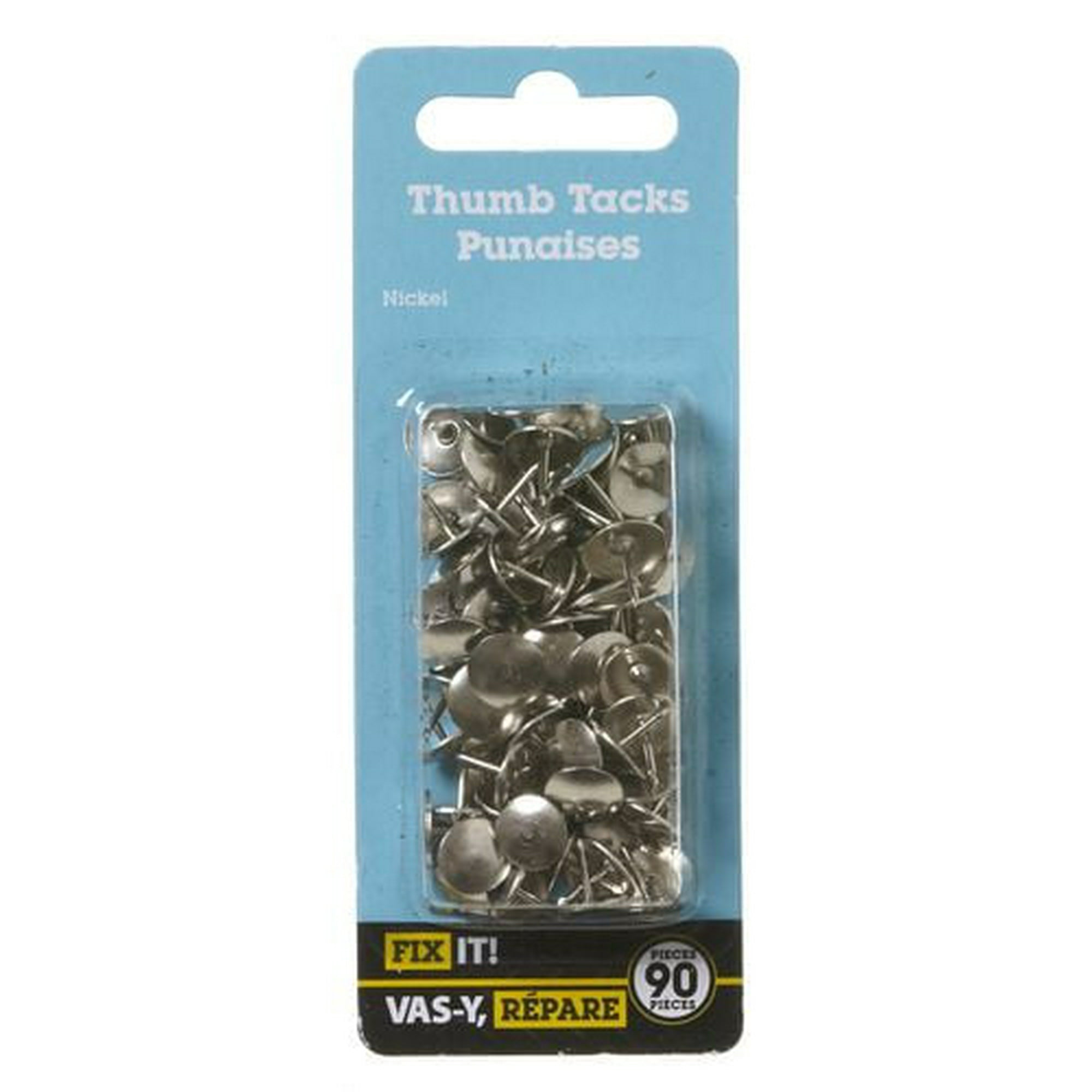 Click here for Fix It! Nickel Thumb Tacks 90 Pieces prices