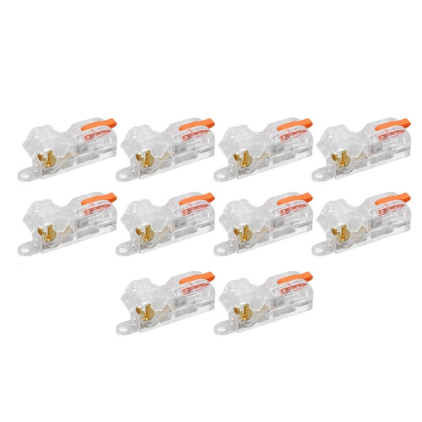 Lever Wire Connectors, 1 In 1 Out T Type Splitter Brass Contact Quick ...