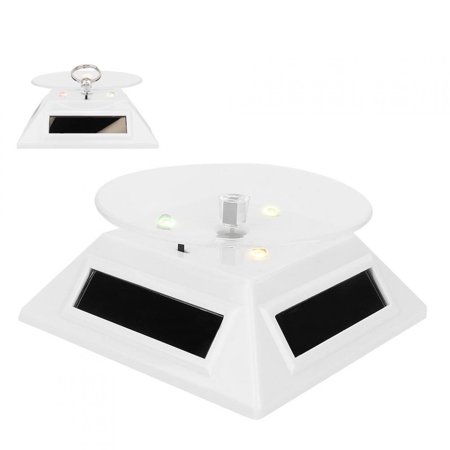 YLSHRF Rotational Display Stand,Electric LED Light Solar Powered ...