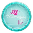 Bluescape Blue Mermaid 3-Ring Inflatable Swimming Pool for Kids, Round ...