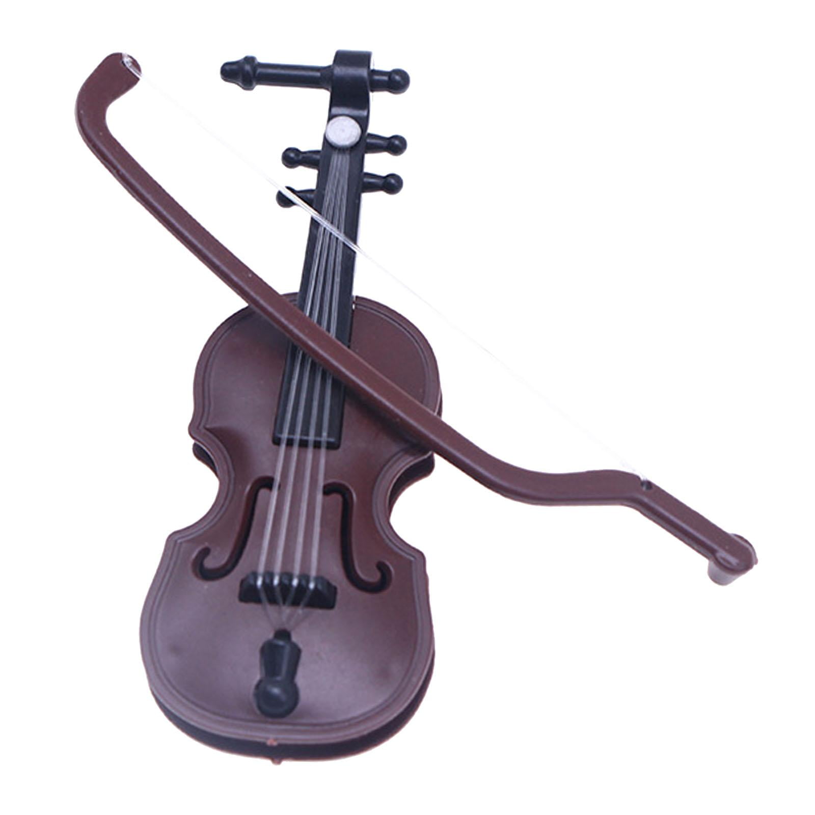 Miniature Wooden Musical Instrument Dollhouse Living Room Model Toy ...