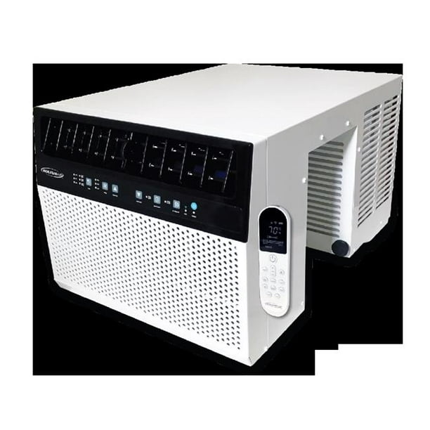 Soleus 8000 BTU Saddle Window Air Conditioner with Electronic Controls ...