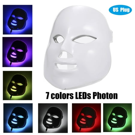 7 Colors LEDs Light Photon Face Rejuvenation Skin Therapy Skin Wrinkles ...