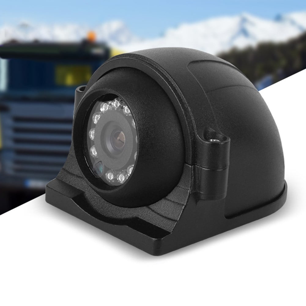 4 Pin Heavy Duty AHD IR Color 12 LED Side View Camera 700 TVL For Truck ...
