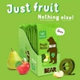BEAR Real Fruit Snack Rolls, Apple (2 Rolls Per Pack), No Added Sugar ...