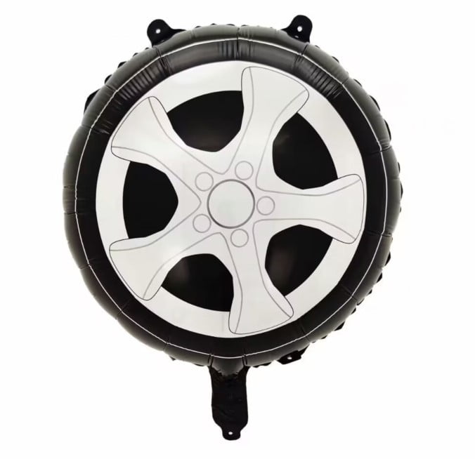 Globo de película de aluminio con diseño de neumático redondo de 18 ...