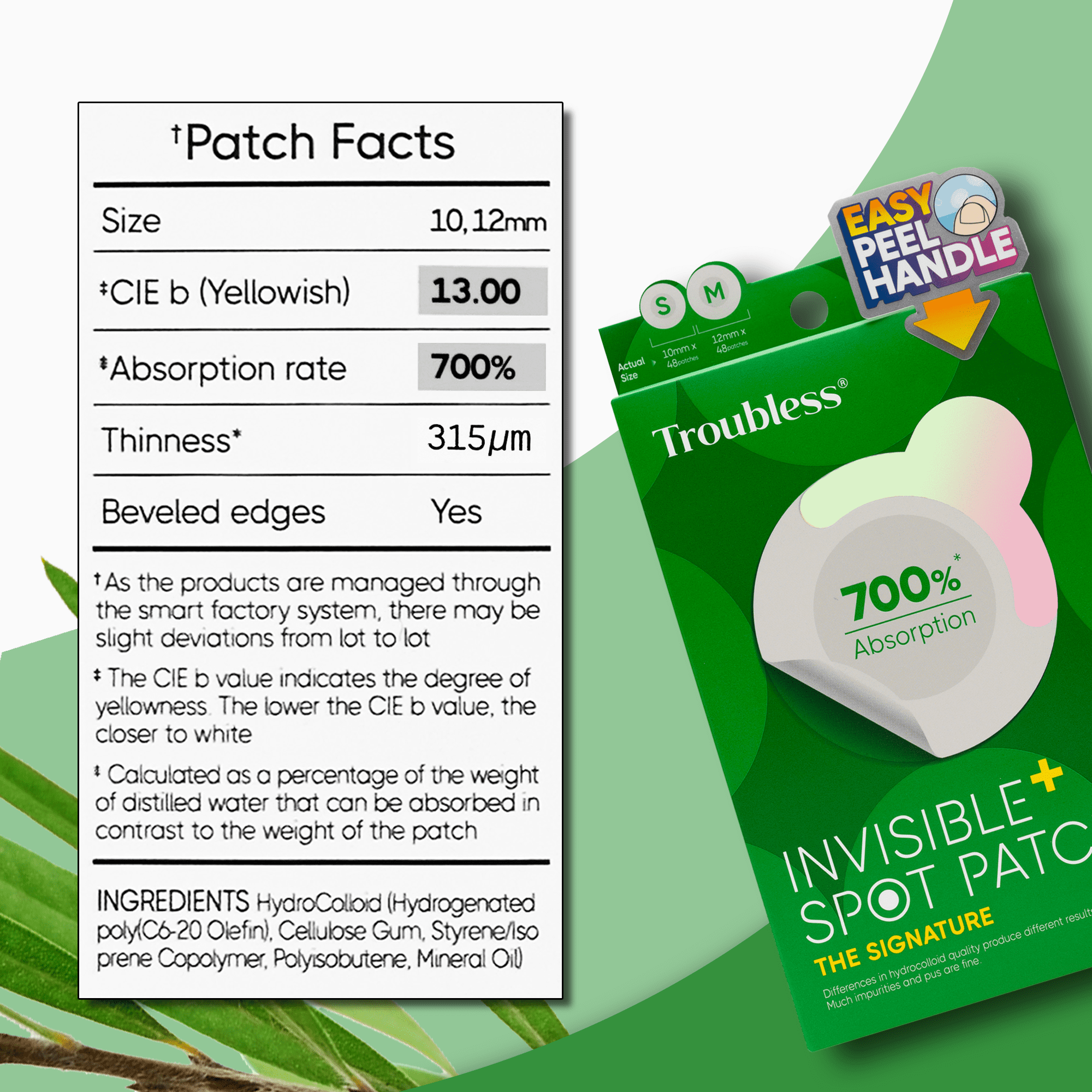 Buy TROUBLESS Invisible Hydrocolloid Acne Patch | The Signature - Ultra ...