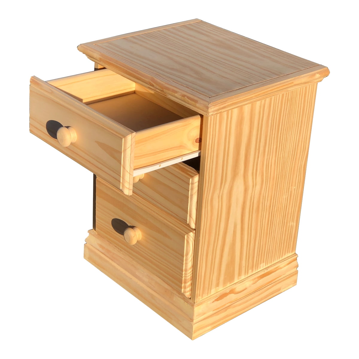 Baltic Solid Pine 3 Drawer Bedside Cabinet | Cabinets Matttroy