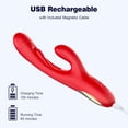 Anesidora Rabbit Tapping G Spot Vibrator Female Powerful Triple