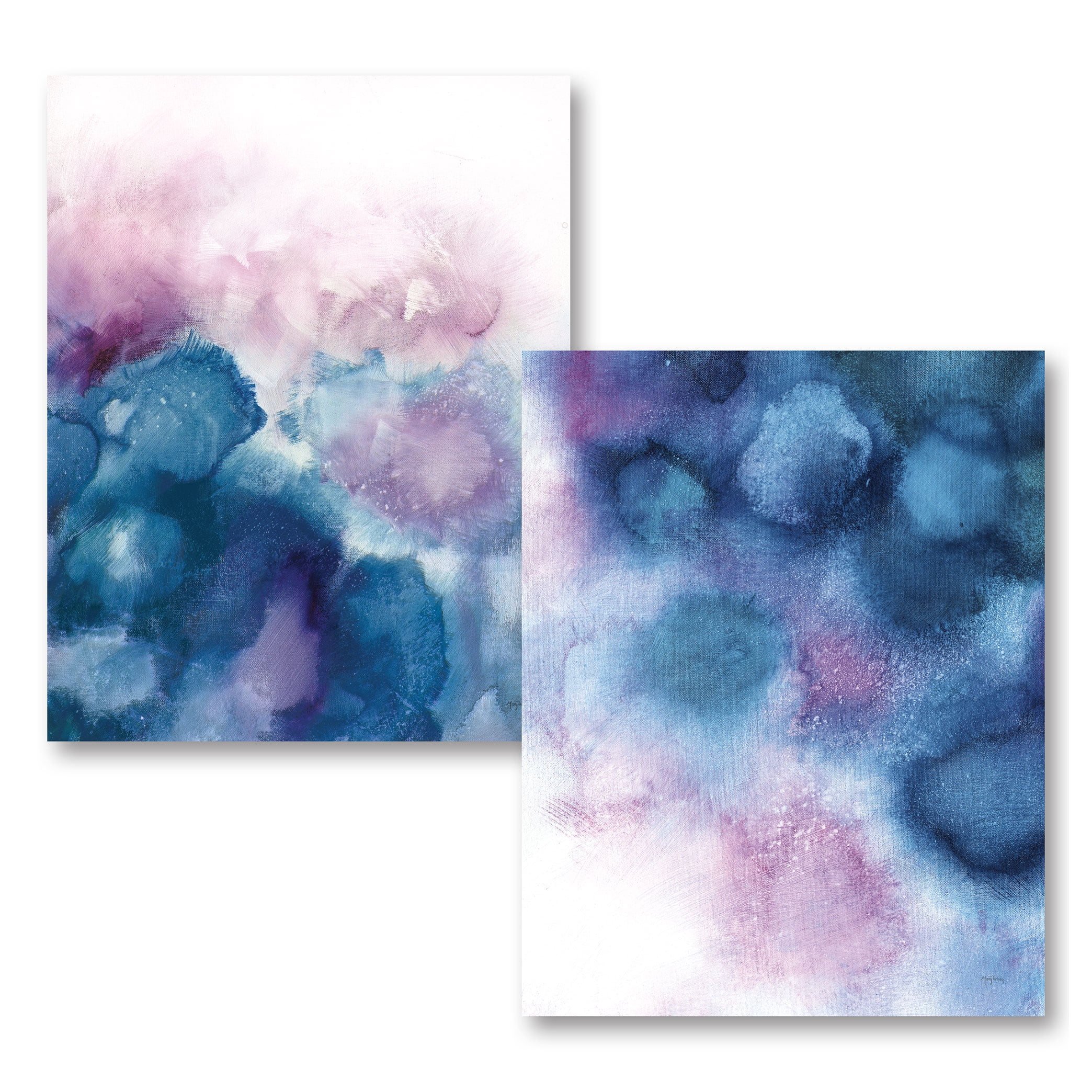 Gango Home Decor Contemporary Nebula I & II by Mary Urban (Printed on ...