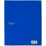 Five Star Pocket Folder, Cobalt Blue, Three Prongs, Two Pockets ...