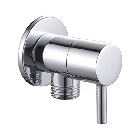 Wall Mounted Angle Valve/Diverter for Mixer Tap, Wall Connection 1/2 ...