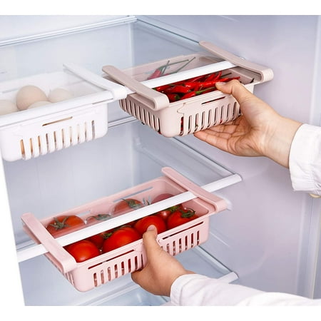 Pop-up Fridge Fridge Storage Box with Organizer Drawer Fridge Storage ...