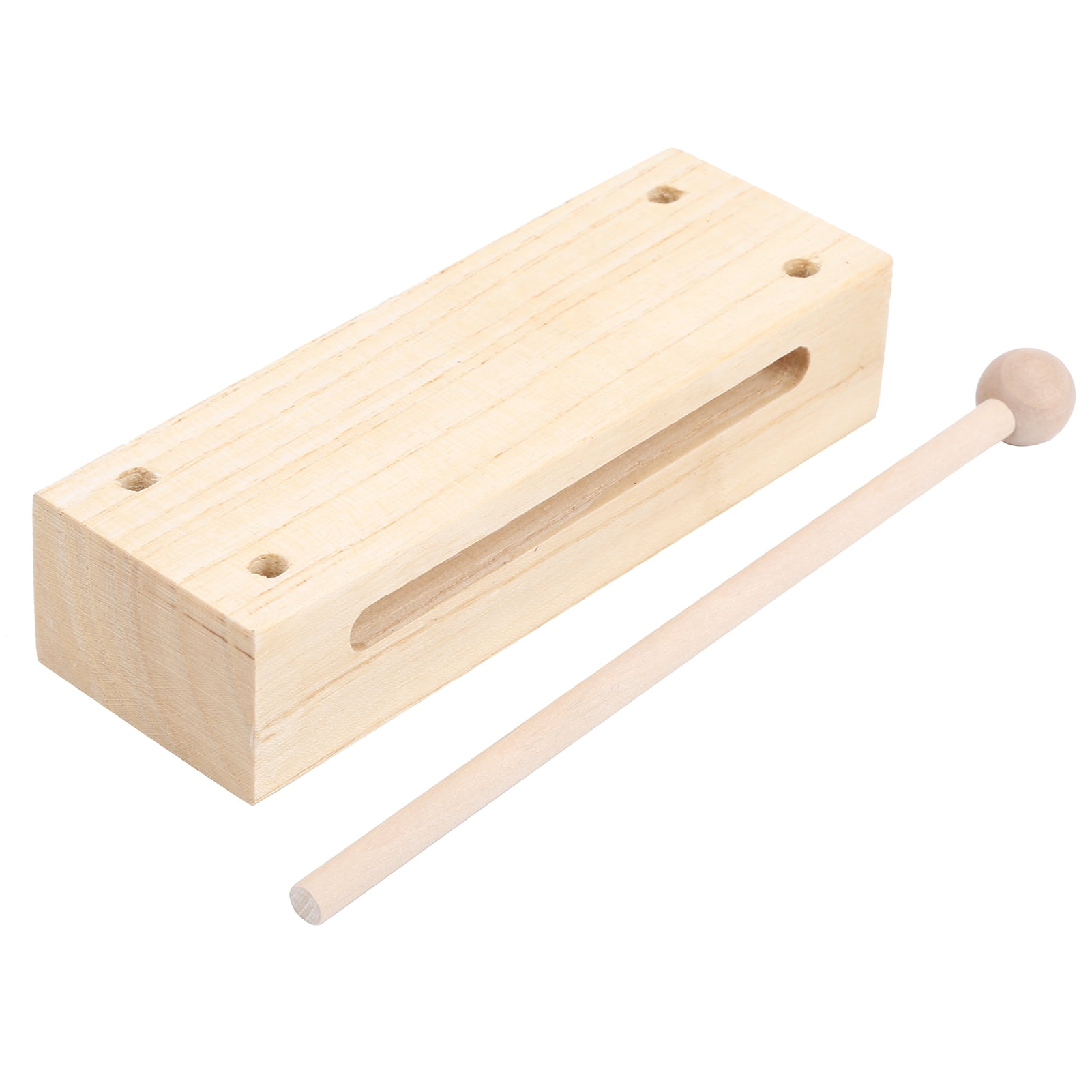Bloque de percusión de madera con martillo para interpretación musical ...