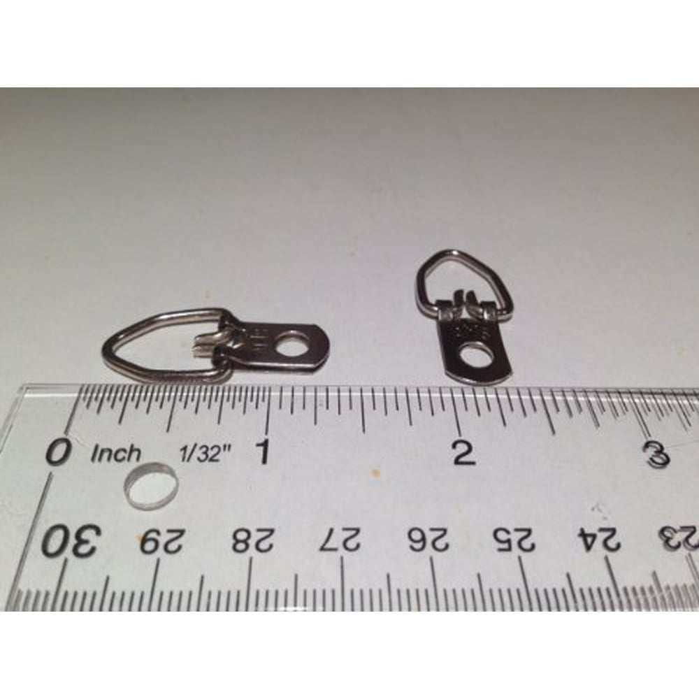 100 Heavy Duty Single Hole D Ring / Triangle Strap Hanger w/ Screws ...