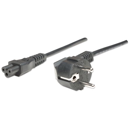 Manhattan - Power cable - CEE 7/7 (M) to IEC 60320 C5 - 6 ft - molded ...