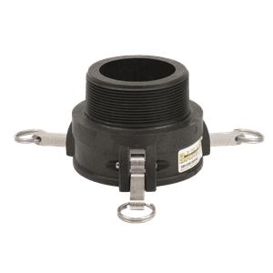 Banjo 200D Polypropylene Cam & Groove Fitting, 2" Female Coupler x NPT ...