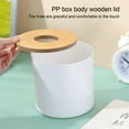Visland Kitchen Wooden Plastic Tissue Box Solid Wood Napakin Holder ...