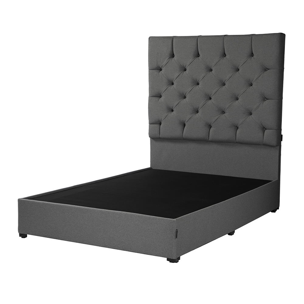 Box Base cama Queen Size + Cabecera Capri Gris | Bodega Aurrera en línea