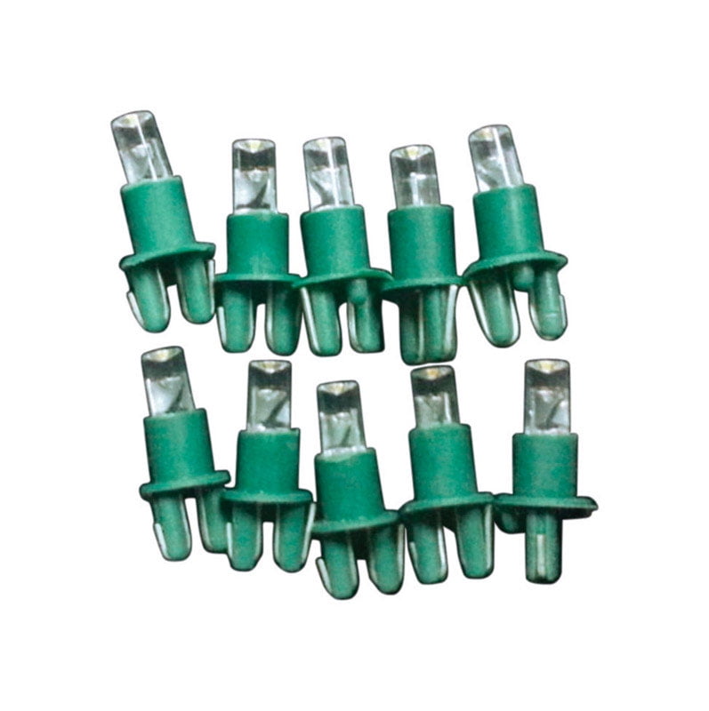 Celebrations Platinum LED C6 Replacement Bulb Clear 10 pk - Walmart.com