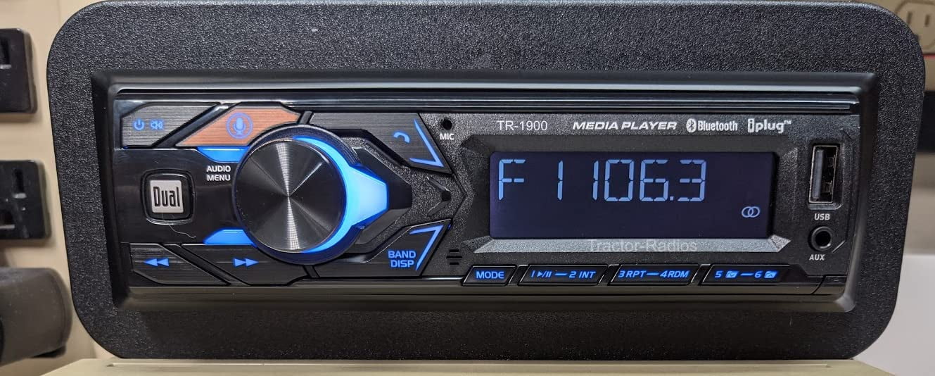 Radios para tractores Kioti y Bobcat Tractor Plug & Play Radio estéreo ...