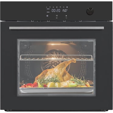Magic Chef Kitchen Single Electric Wall Oven MCSWOE24S, 24in, 2.2 Cu ft ...