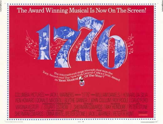 Seventeen-Seventy-Six (1776) - movie POSTER (Style I) (11" x 14") (1972 ...