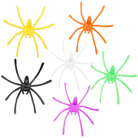 Small Plastic Spiders