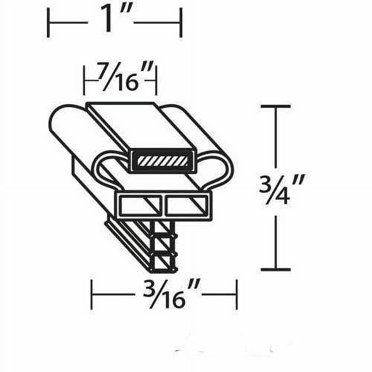 Genuine Frigidaire 242193206 Door Gasket - Walmart.com