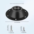 Aluminium Table Base Flange Table Leg Base with 6 Mounting Holes ...