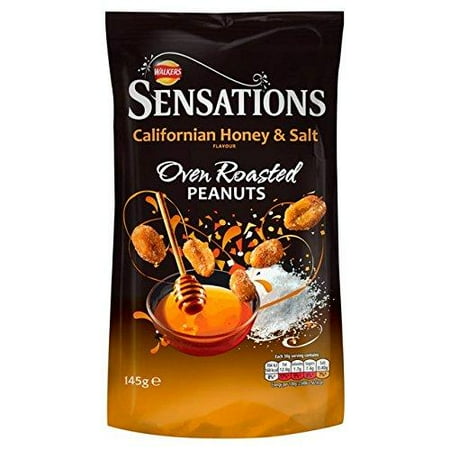 Walkers Sensations Californian Honey & Salt Oven Roasted Peanuts 145G - Sold & Shipped Directly ...