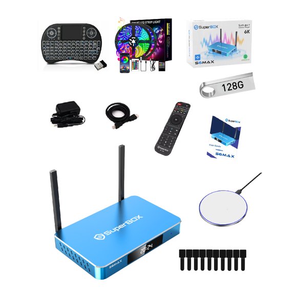 2025 Streamx X2 Max Superbox,6K Ultra Hd with 4GB+64G , 1700+ Live TV ...