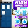 Telephone Booth Door Wallpaper – Door Sticker Removable Vinyl With 3D ...