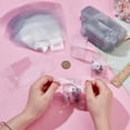 100Pcs Rectangle Transparent Plastic PVC Boxes Gift Packaging ...