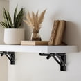 6 Inch Folding Shelf Brackets, 2 Pack (1 Pairs) Heavy Duty Metal ...