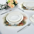 15.4" Round Placemat Set of 6 Polyester Fabric Place Mats Non-Slip ...