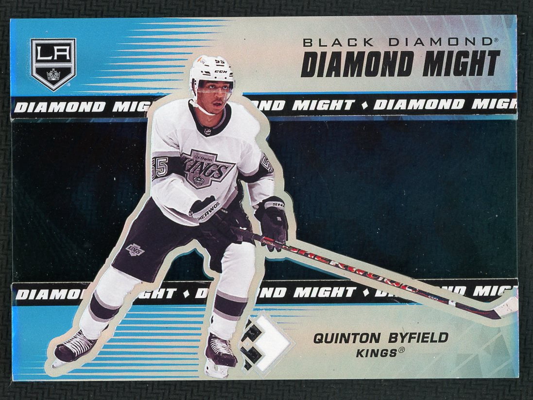 2022 2021-22 Upper Deck Black Diamond Diamond Might Quinton Byfield #DM ...